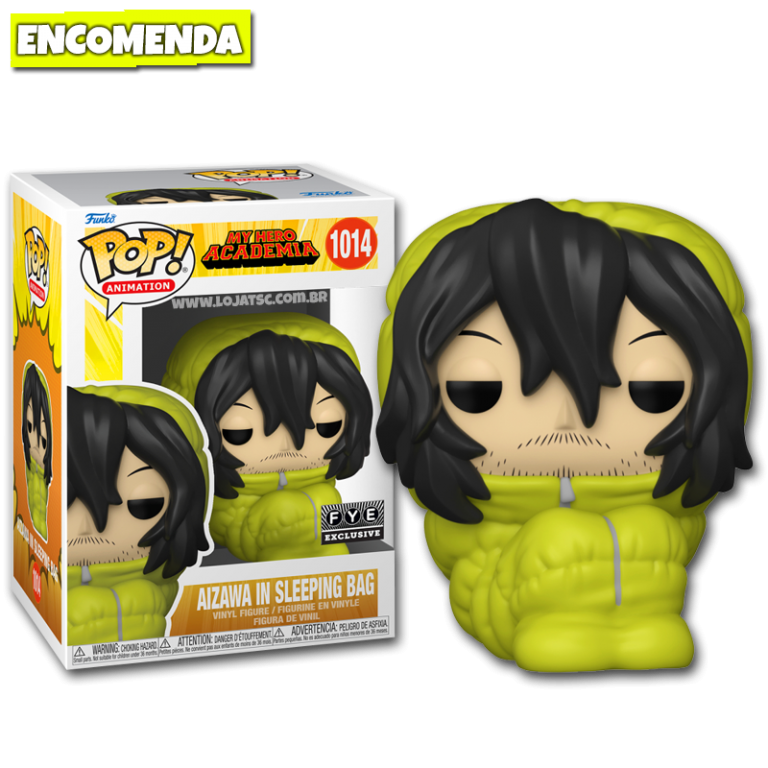 Funko Pop! My Hero Academia - Aizawa in Sleeping Bag #1014 - Loja TSC