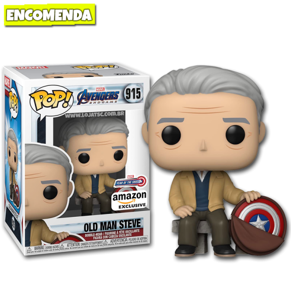 Funko Pop! Vingadores Endgame - Old Man Steve 915 - Loja TSC