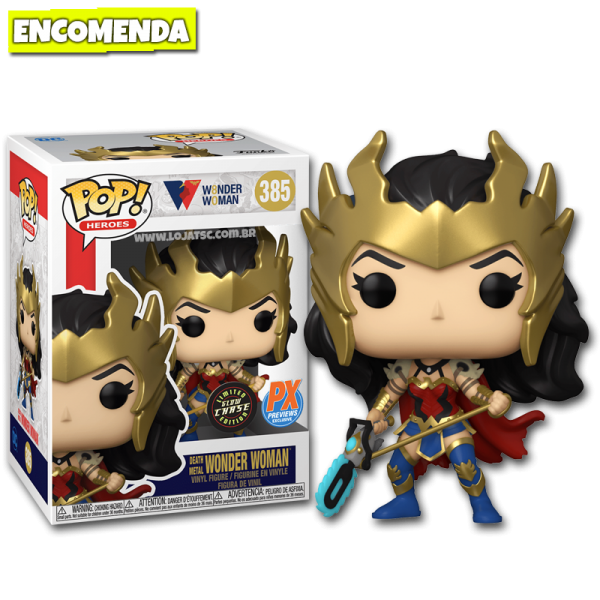 Funko Pop! Wonder Woman 80th Anniversary - Wonder Woman #385 CHASE ...