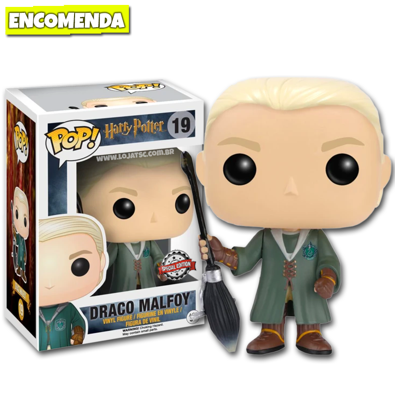Funko Pop! Harry Potter - Draco Malfoy #19 Special Edition - Loja TSC
