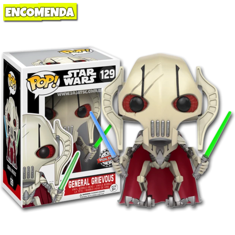 Funko Pop! Star Wars - General Grievous #129 Special Edition - Loja TSC