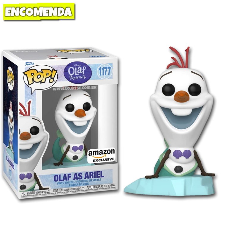 Funko Pop! Olaf Presents - Olaf como Ariel #1177 - Loja TSC