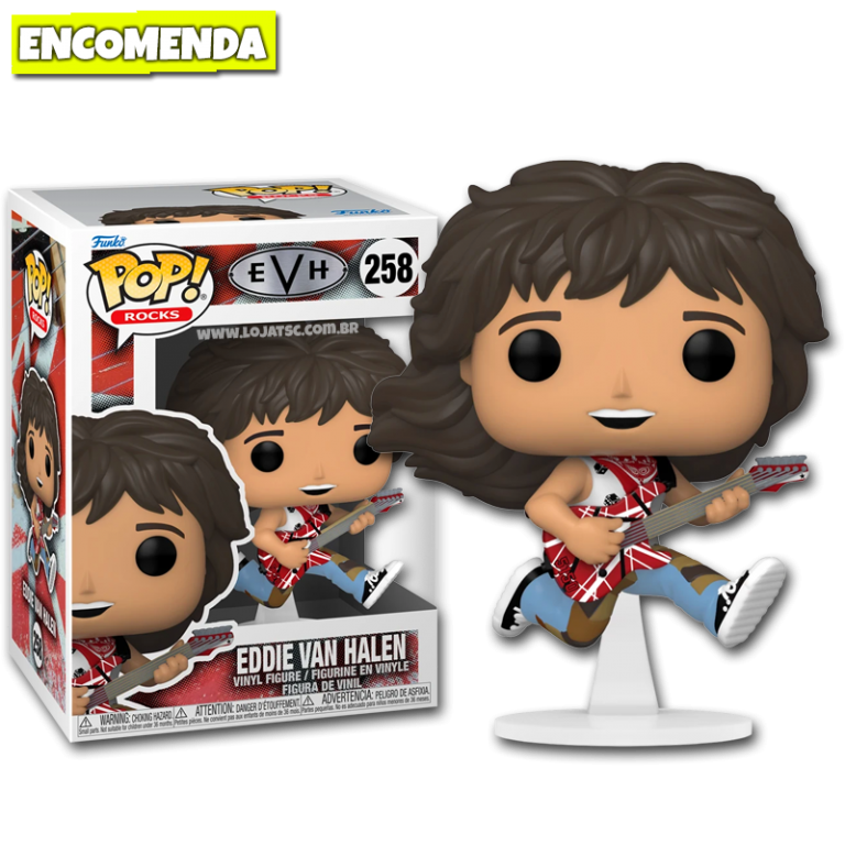 Funko Pop! Rocks: Eddie Van Halen #350 - Loja TSC