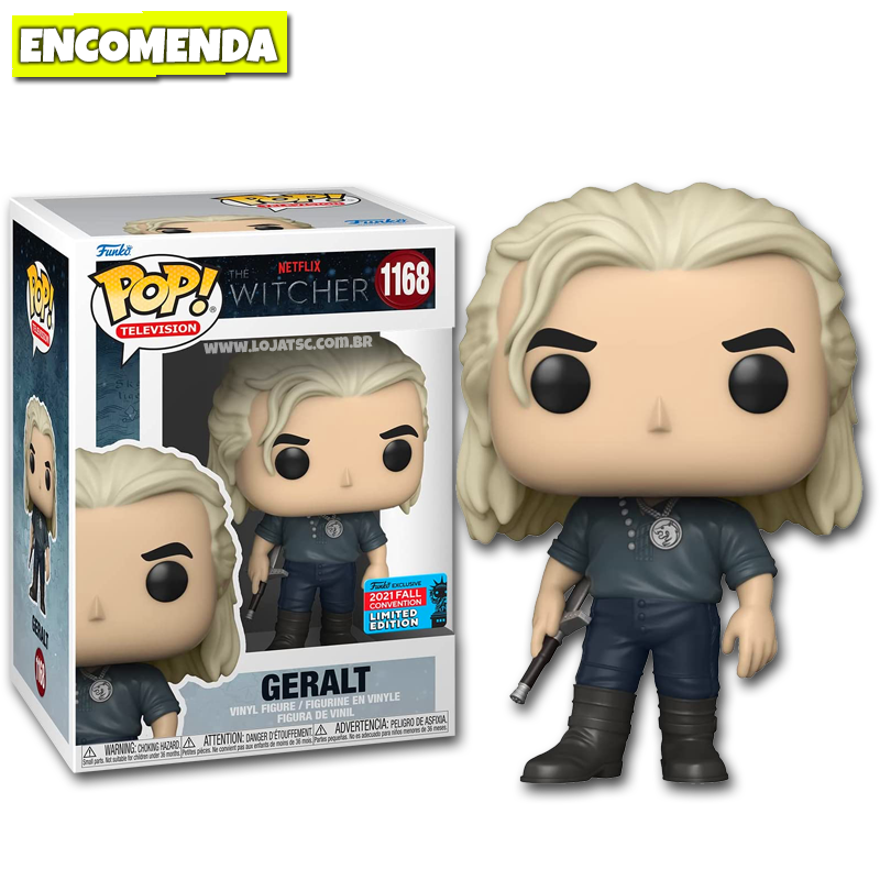 Funko Pop! The Witcher - Geralt #1168 - Loja TSC