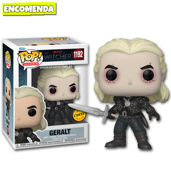 Funko Pop! The Witcher - Geralt #1192 CHASE - Loja TSC