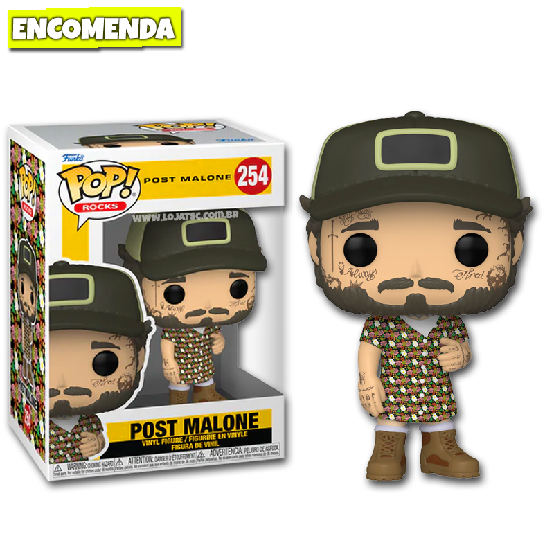 Funko Pop! Post Malone #254 - Loja TSC