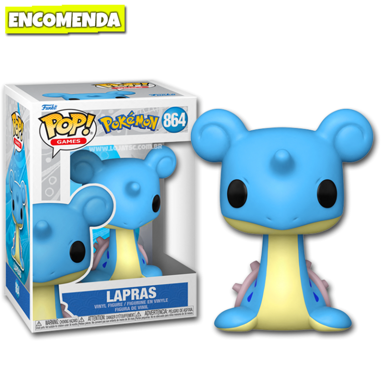 Funko Pop! Pokémon - Lapras #864 - Loja TSC