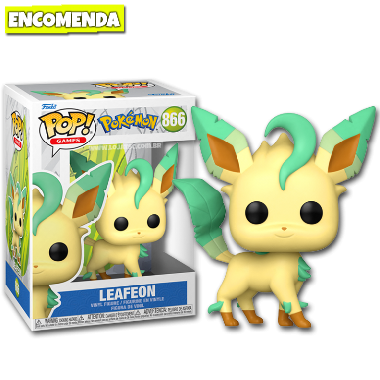 Funko Pop! Pokémon - Leafeon #866 - Loja TSC