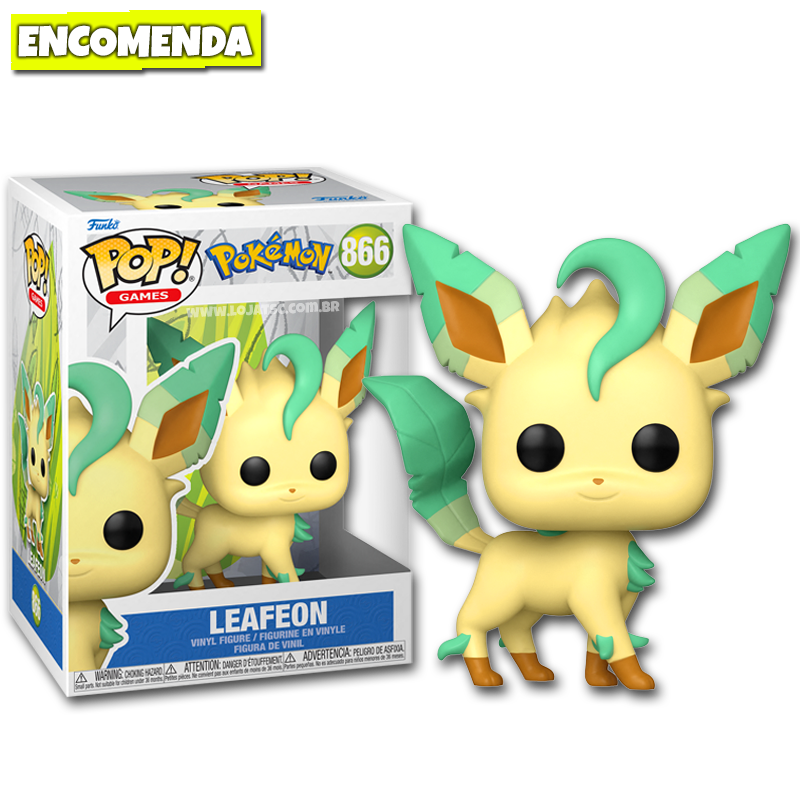Funko Pop! Pokémon - Leafeon #866 - Loja TSC