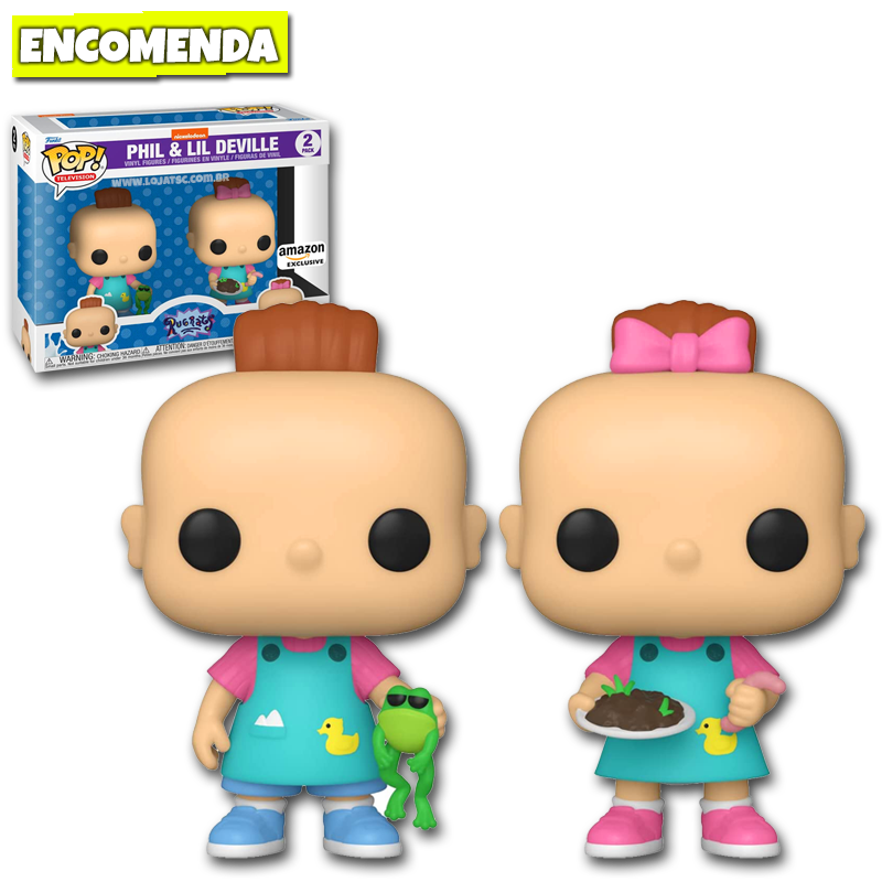 Funko Pop Rugrats Phil And Lil Deville Pack 2 Loja Tsc