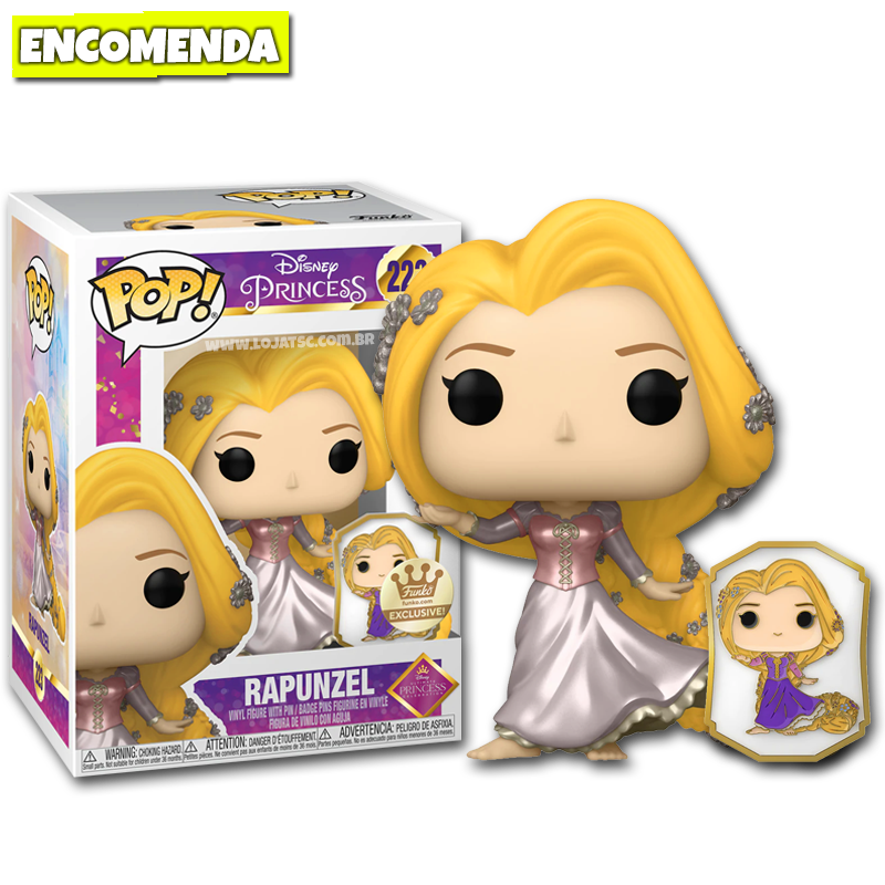 Funko Pop! Ultimate Princess - Rapunzel #223 Cromada - Loja TSC