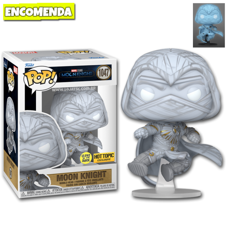 Funko Pop! Moon Knight #1047 GITD - Loja TSC