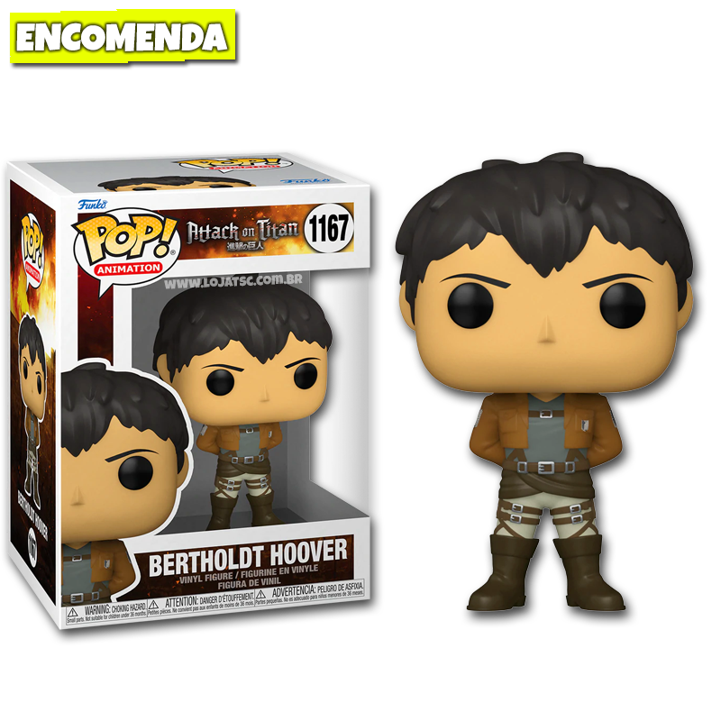 Funko Pop! Attack on Titan - Berthold Hoover #1167 - Loja TSC