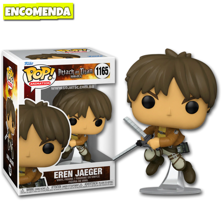 Funko Pop! Attack on Titan - Eren Jaeger #1165 - Loja TSC