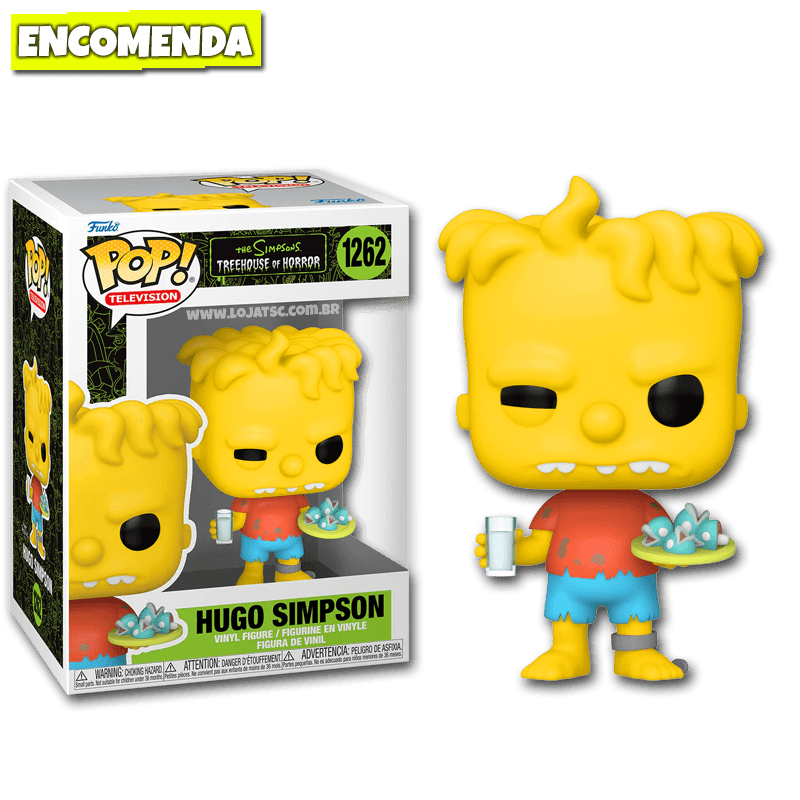 PRÉ-VENDA: Funko Pop! Os Simpsons - Hugo Simpson #1262 - Loja TSC