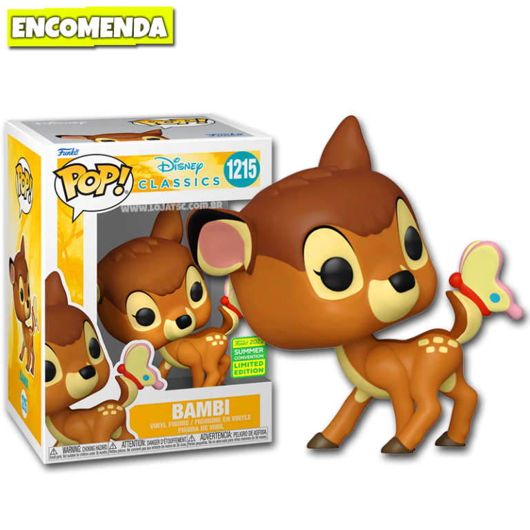 Funko Pop! Disney - Bambi with Butterfly #1215 - Loja TSC