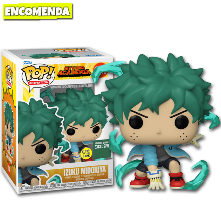 Funko Pop! My Hero Academia - Izuku Midoriya #1140 GITD - Loja TSC