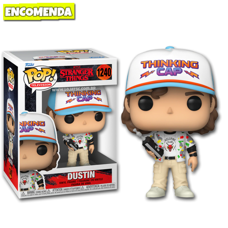 Funko Pop! Stranger Things - Dustin #1240 - Loja TSC