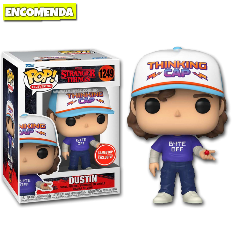 Funko Pop! Stranger Things - Dustin #1249 - Loja TSC