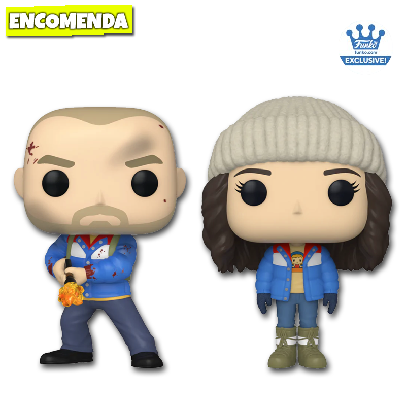 Funko Pop! Stranger Things - Hopper #1253 + Joyce #1254 - Loja TSC