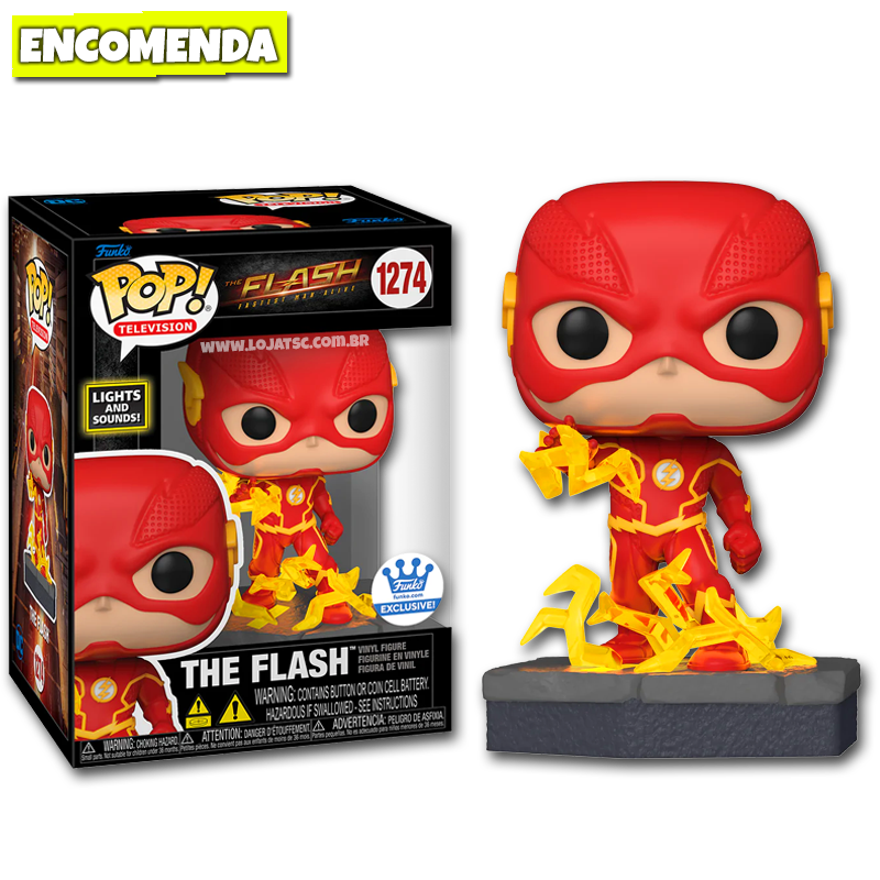 Funko Pop! DC Comics - The Flash #1274 Lights and Sounds! - Loja TSC