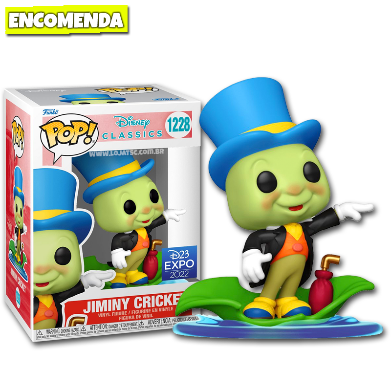 Funko Pop! Disney Classics: Pinocchio - Jiminy Cricket #1228 - Loja TSC