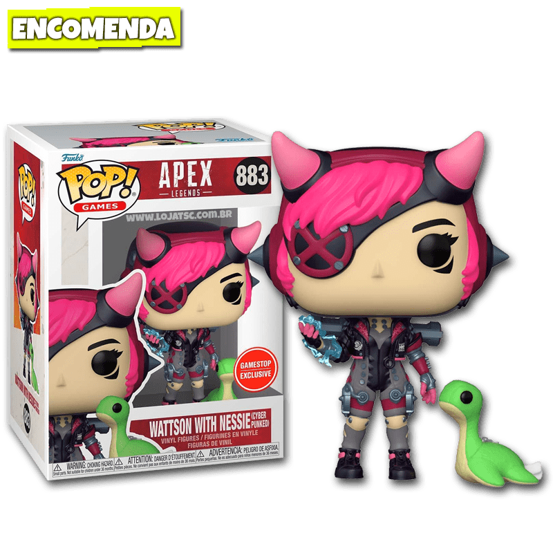 PRÉ-VENDA: Funko Pop! Apex Legends - Wattson with Nessie #883 - Loja TSC