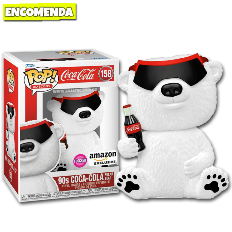 Funko Pop! Coca-Cola - 90s Coca-Cola Polar Bear #158 - Loja TSC