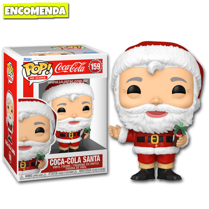 Funko Pop! Coca-Cola - Coca-Cola Santa #159 - Loja TSC