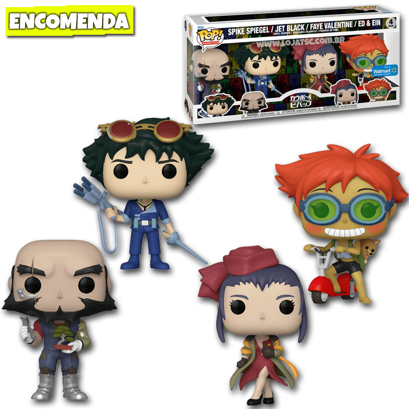 Funko Pop! Cowboy Bebop - 4PK Walmart - Loja TSC