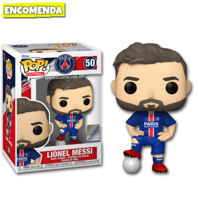 PRÉ-VENDA: Funko Pop! Football: PSG - Lionel Messi #50 - Loja TSC