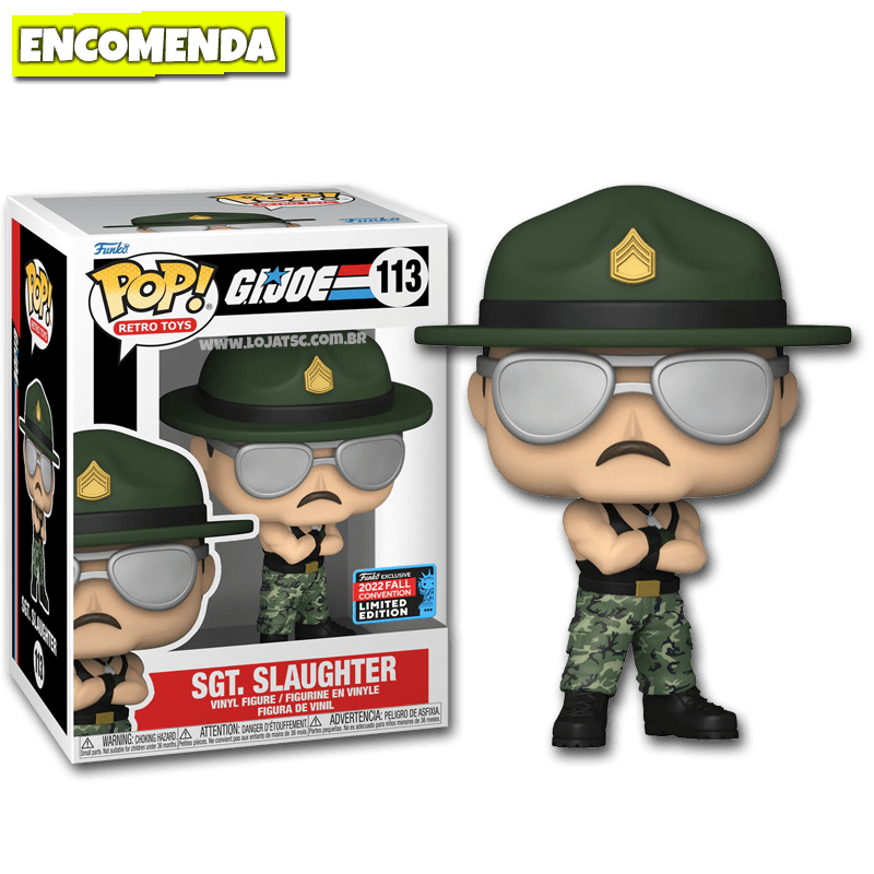 Funko Pop! G.I. Joe - Sgt. Slaughter #113 - Loja TSC