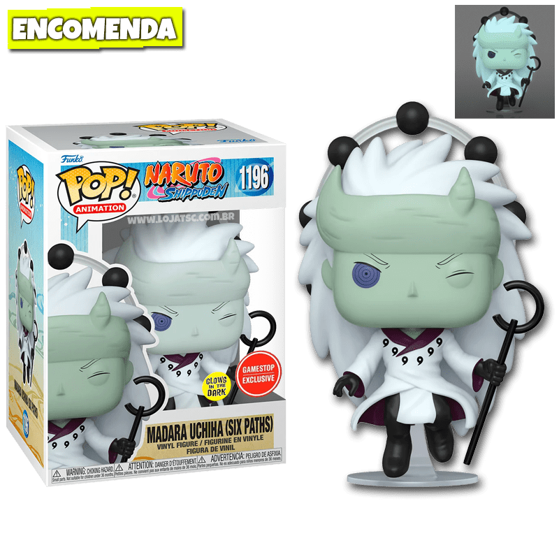 Funko Pop! Naruto Shippuden - Madara Uchiha (Six Paths) #1196 GITD ...