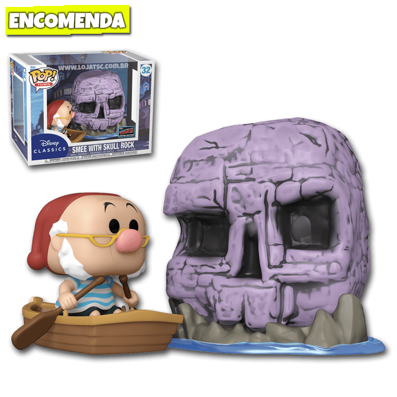Funko Pop! Peter Pan – Smee with Skull Rock #32 - Loja TSC
