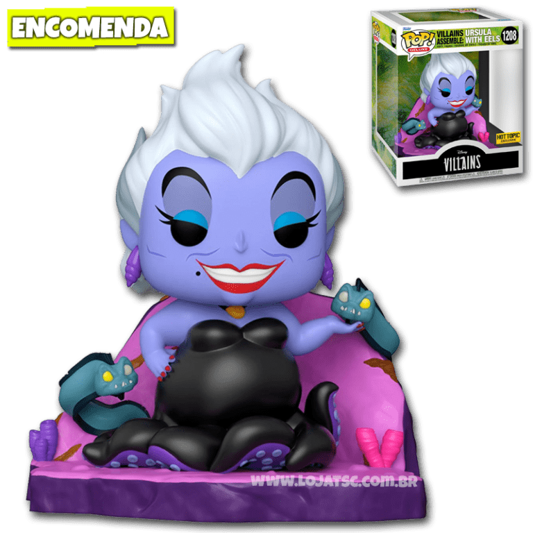 Funko Pop! Assemble: Vilões Disney - Ursula #1208 - Loja TSC
