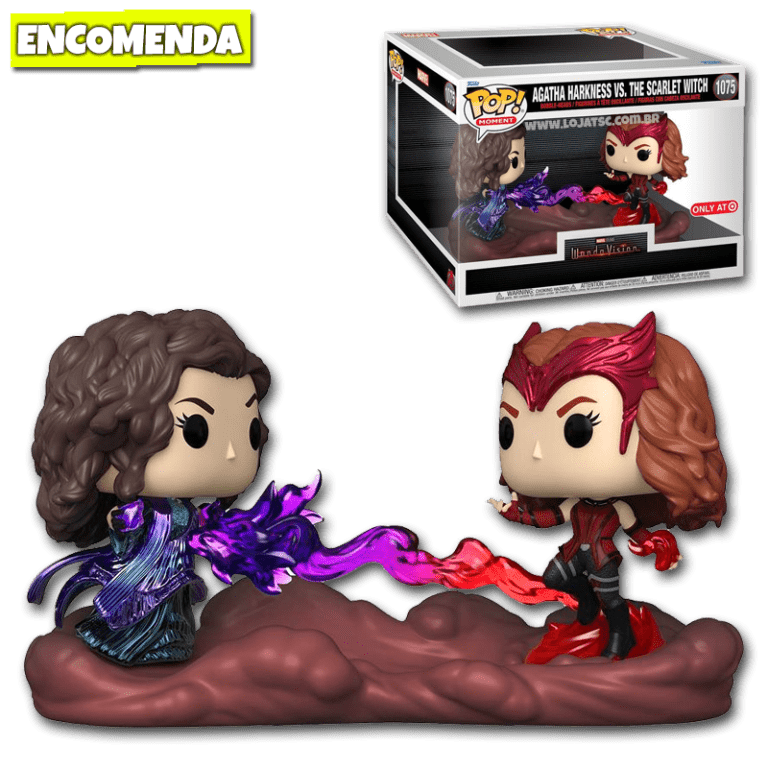 Funko Pop! WandaVision - Agatha Harkness vs. The Scarlet Witch #1075 ...