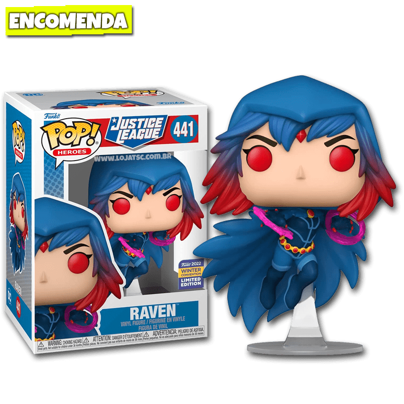 Funko Pop! Liga da Justiça - Raven #441 - Loja TSC