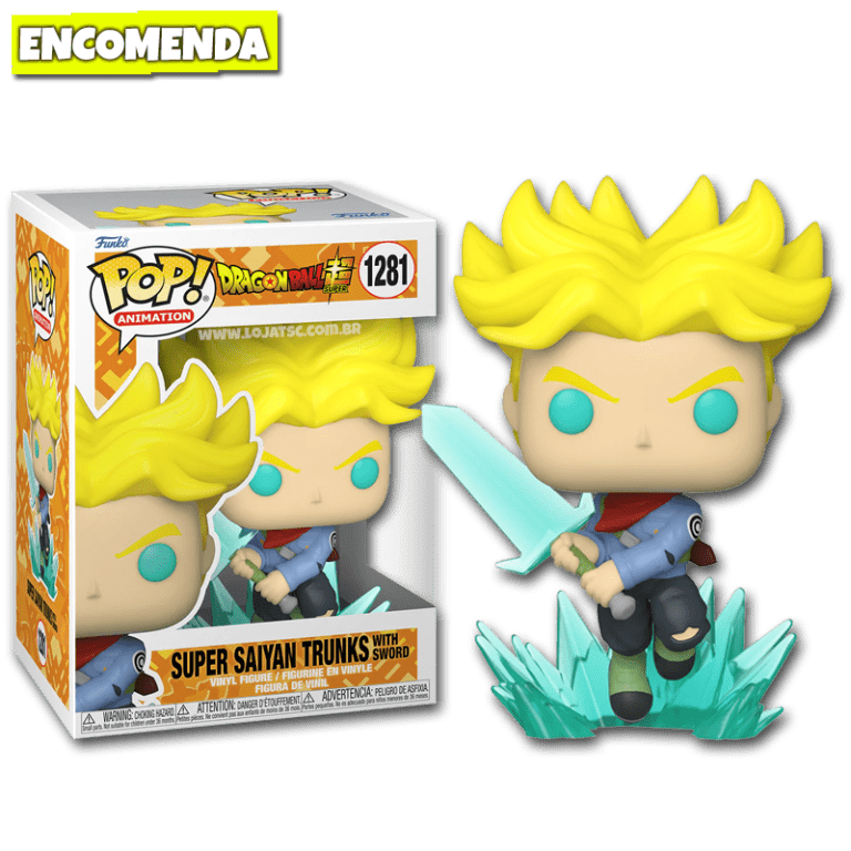 Funko Pop! Dragon Ball Z – Super Saiyan Trunks #1281 - Loja TSC