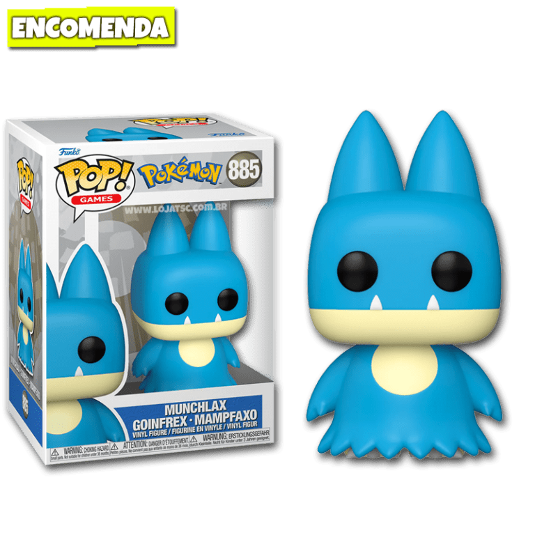 Funko Pop! Pokémon - Munchlax #885 - Loja TSC