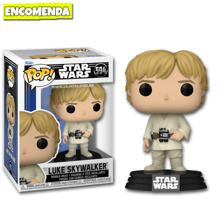 Funko Pop! Star Wars - Luke Skywalker #594 - Loja TSC