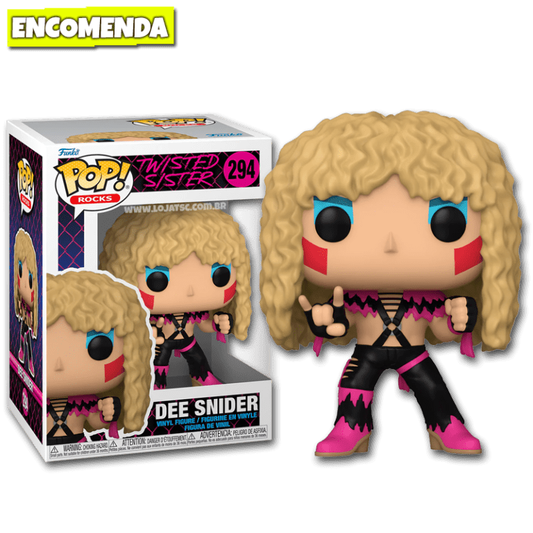 Funko Pop! Twisted Sister - Dee Snider #294 - Loja TSC