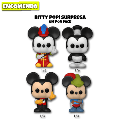 PRÉ-VENDA: Funko Bitty Pop! Disney 4-PACK SERIES 1 - Loja TSC