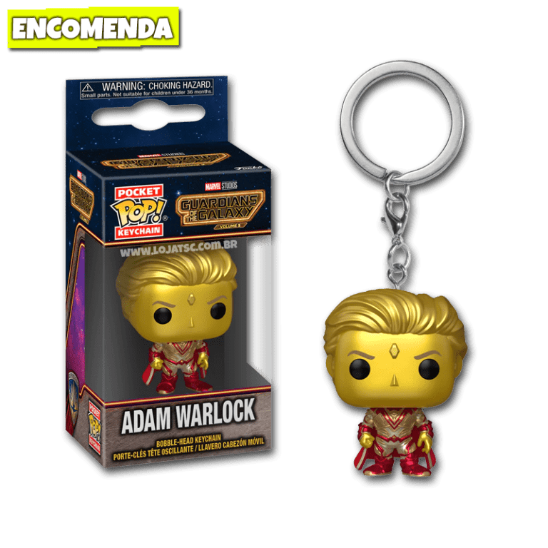 Funko Pop! Chaveiro Guardians of the Galaxy - Adam Warlock - Loja TSC