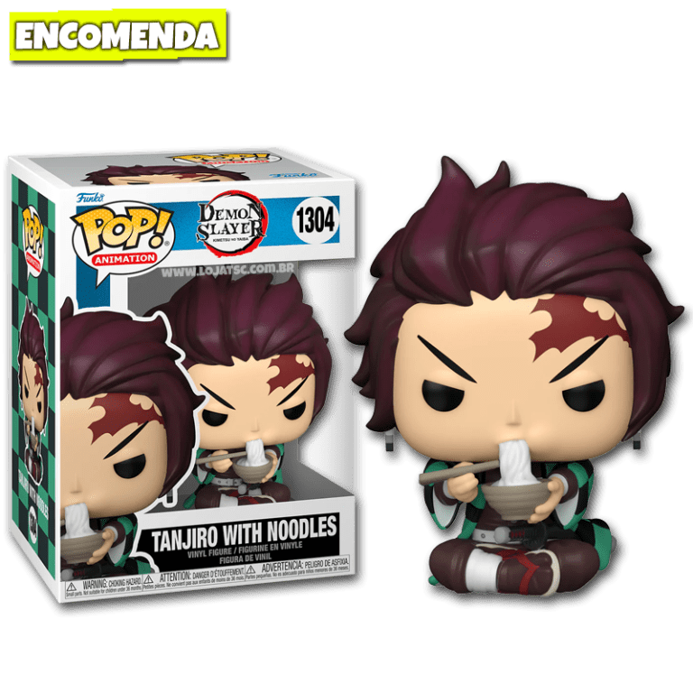 Funko Pop! Demon Slayer – Tanjiro with Noodles 1304 - Loja TSC