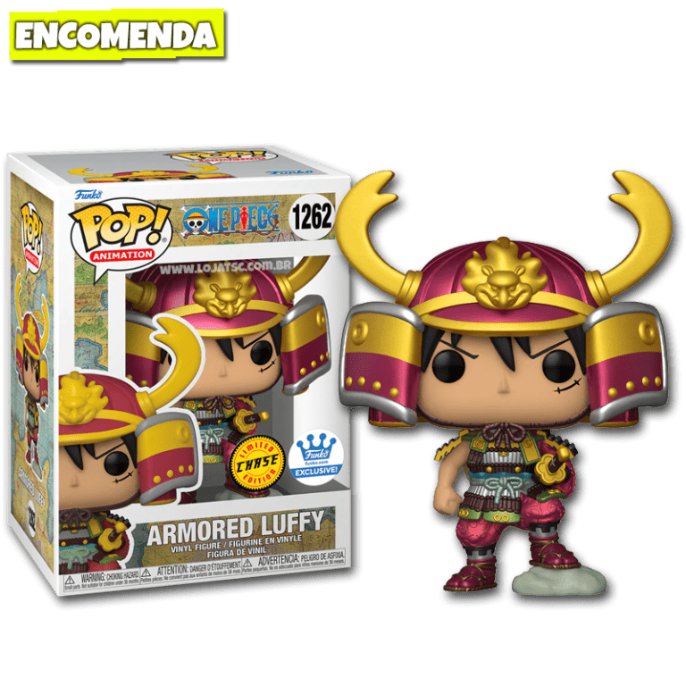 Funko Pop! One Piece - Armored Luffy #1262 CHASE - Loja TSC