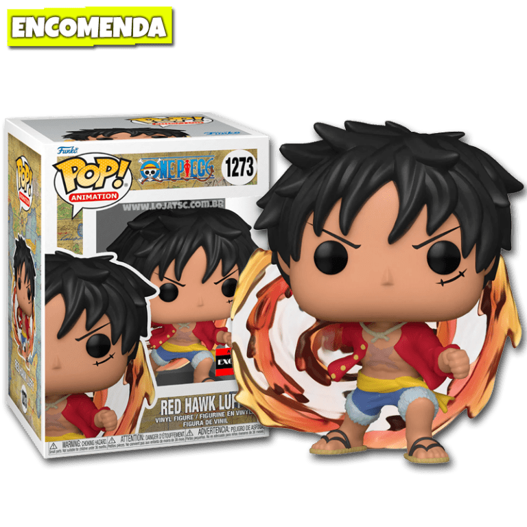Funko Pop! One Piece - Red Hawk Luffy #1273 - Loja TSC Funko Pop! One Piece - Red Hawk Luffy #1273 - Loja TSC