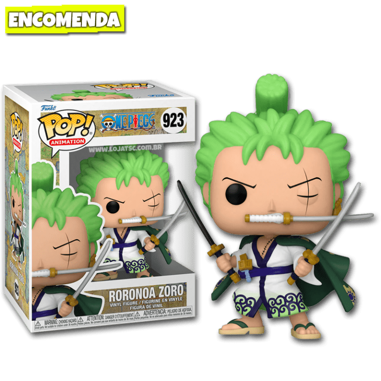 Funko Pop! One Piece - Roronoa Zoro #923 - Loja TSC