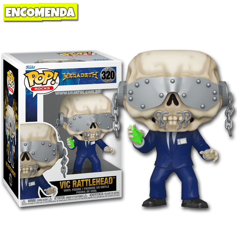 Funko Pop! Megadeth - Vic Rattlehead #320 - Loja TSC