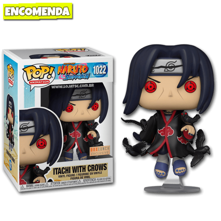 Funko Pop! Naruto Shippuden - Itachi with Crows 1022 - Loja TSC