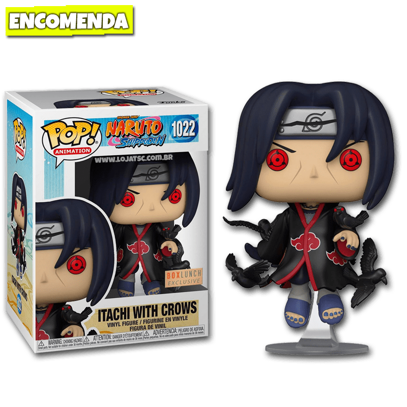 Funko Pop! Naruto Shippuden - Itachi with Crows #1022 - Loja TSC